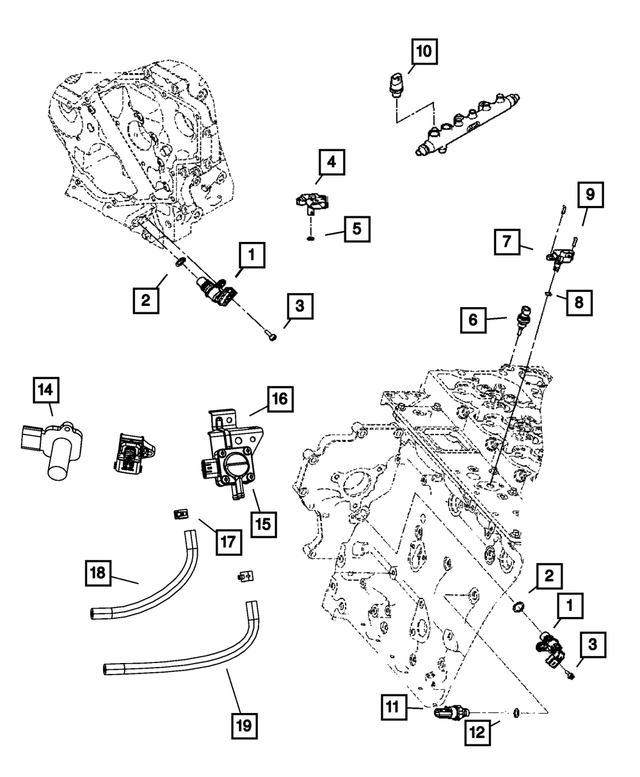 2003-2008 Dodge Temperature/Pressure Sensor 68430061AA | Mopar Estores