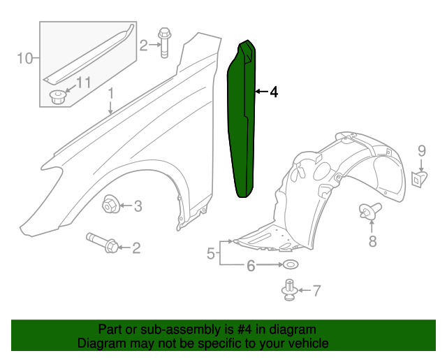 2015-2020 Hyundai Rear Insulator 84132-B1000 | OEM Parts Online