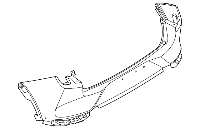 Genuine OEM Ford Part - Bumper Cover LJ8Z-17D957-ABPTM | Genuine OEM ...