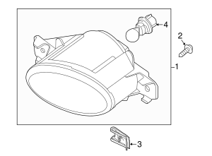 26155-8993A - Fog Lamp Assembly 2011-2018 Nissan | Nissan Parts ...
