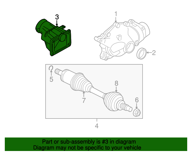 31508699443 - 2007-2018 BMW Companion Flange (31-50-8-699-443) | BMW of ...