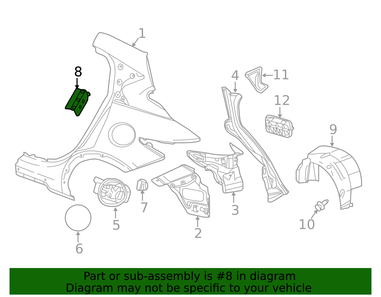 2017-2019 Infiniti QX30 Striker Retainer G6591-5DAMA | Infiniti of ...