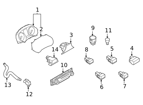Switches for 2020 Nissan Sentra | TascaParts.com