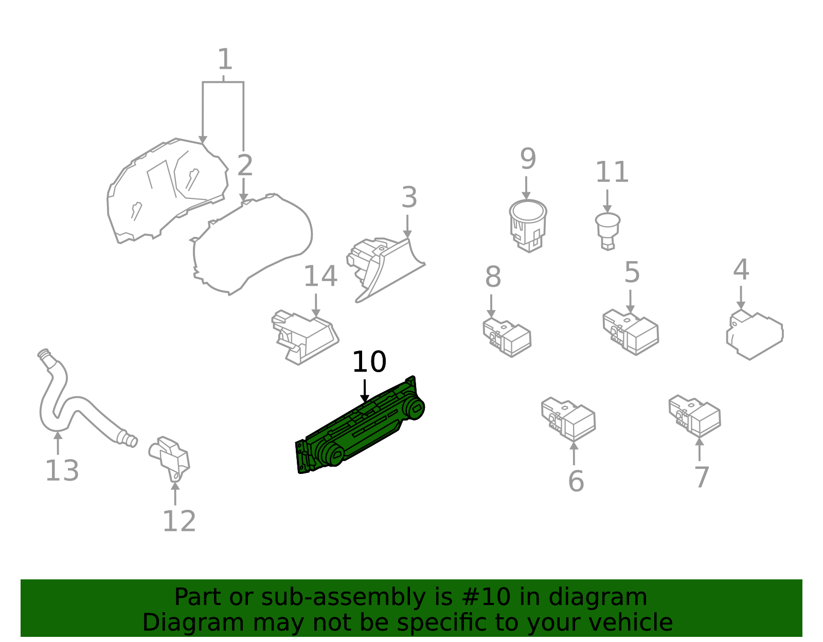 2020-2023 Nissan Sentra Dash Control Unit 27500-6LB2A | Bill Kay Nissan ...