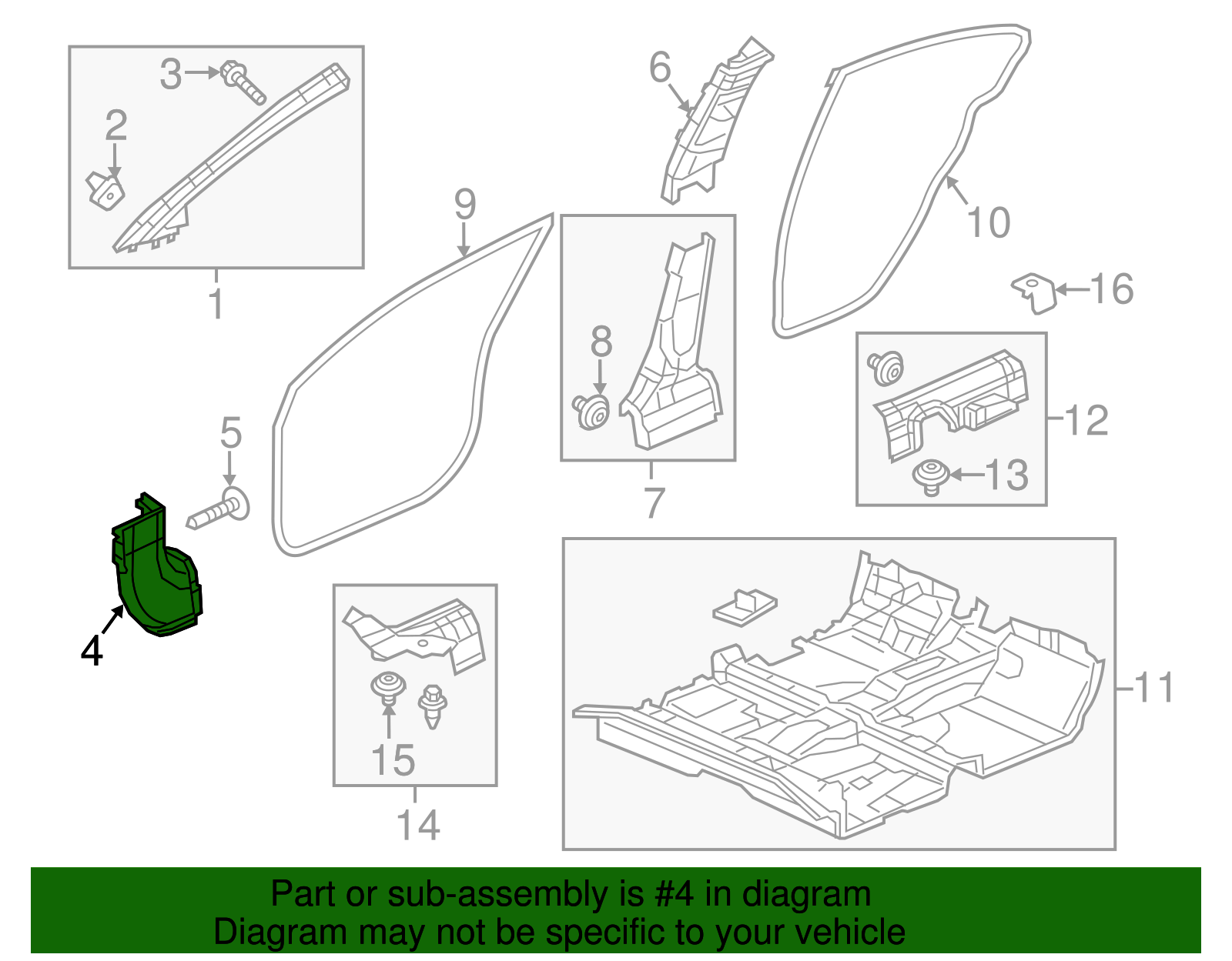 83110-TR3-A02ZC - 2012 Honda Civic - Lining R *NH686L* | Genuine Honda ...