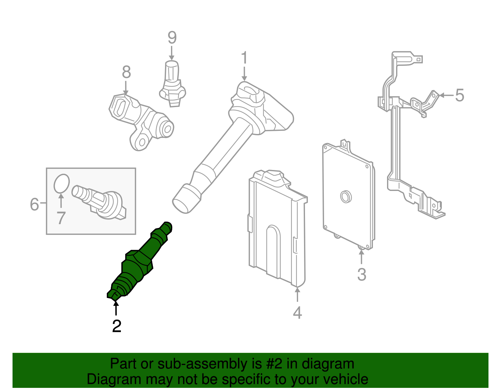 2016-2025 Honda Spark Plug 12290-R9P-A01 | OEM Parts Online