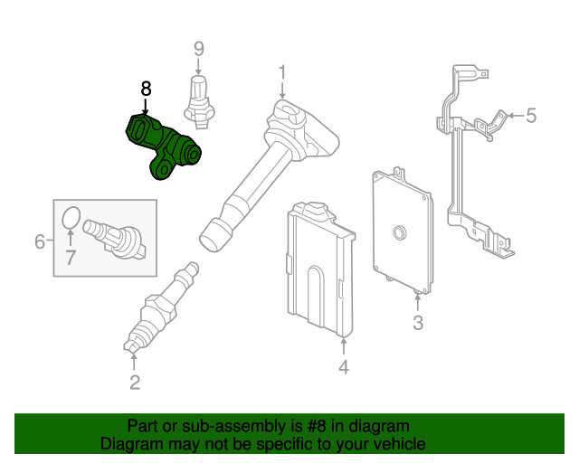 37840-R70-A01 - Sensor 2007-2024 Honda | Honda Parts Online