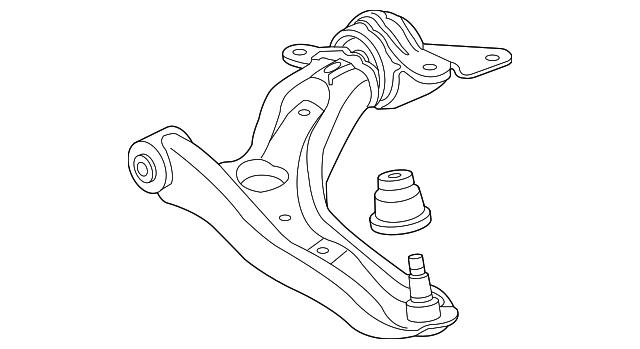 OEM 2012-2014 Honda Insight Lower Control Arm 51350-TM8-A01 | Honda ...