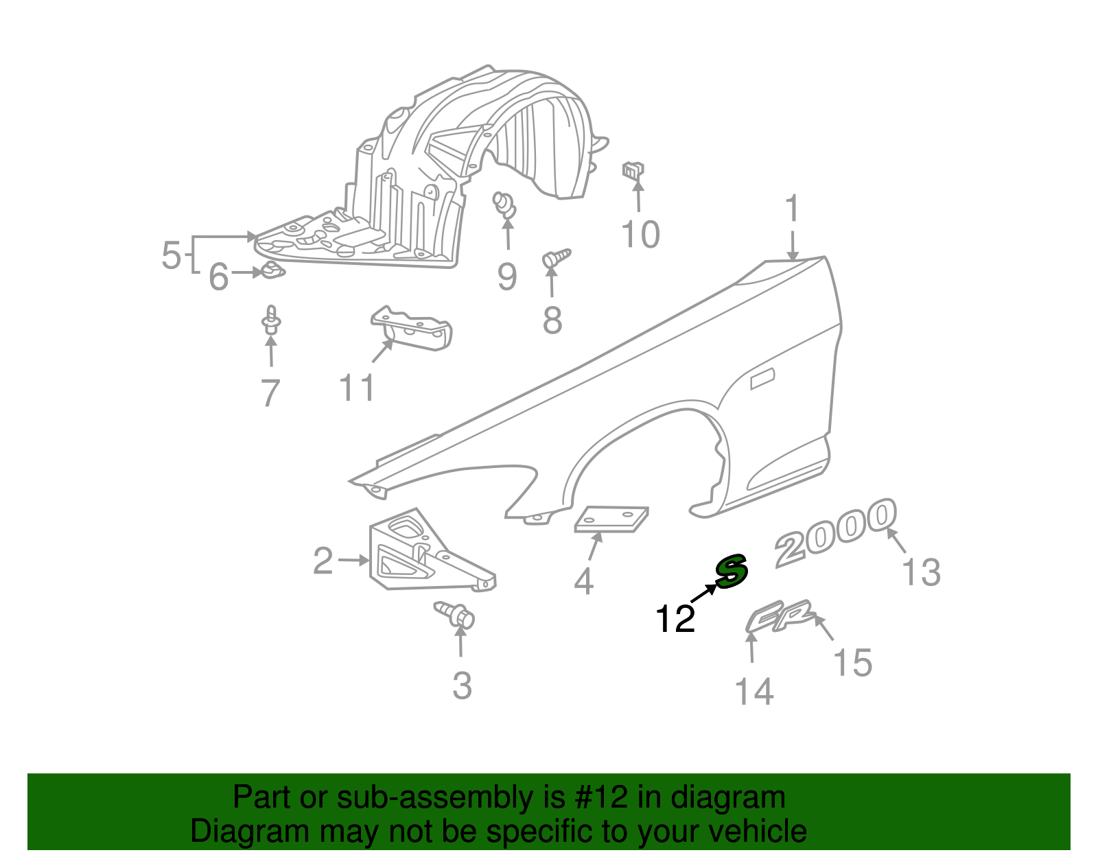 2008-2009 Honda S2000 Emblem 75710-S2A-A00 | OEM Parts Online