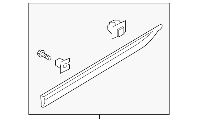 87721-F6000 - Body Side Molding 2017-2020 Kia Cadenza | Kia.Parts Store