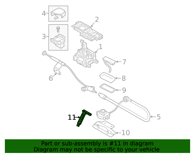 4M0-713-201-A - Release Handle 2017-2023 Audi | Audi OEM Parts