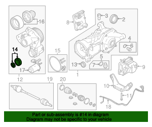 2008-2019 Land Rover Pinion Seal LR076676 | OEM Parts Online