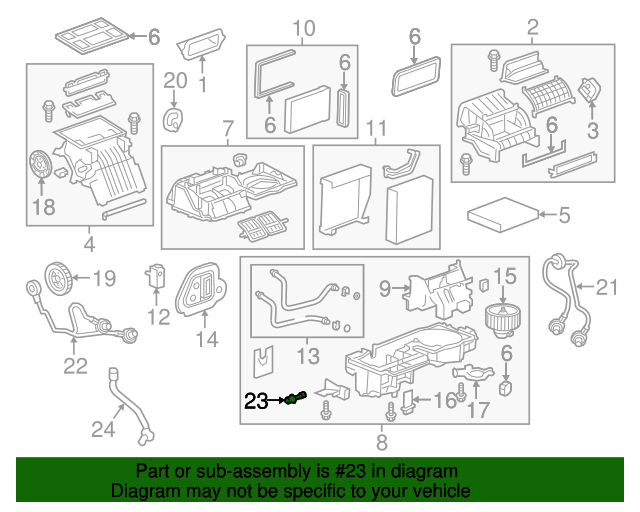 2012-2022 GM Sensor 95018085 GM | GMPartsDirect.com