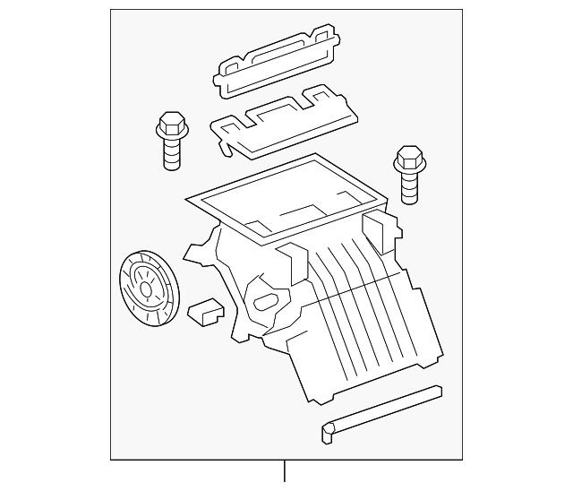 42626071 - Heater and Air Conditioning Evaporator Case 2012-2022 ...