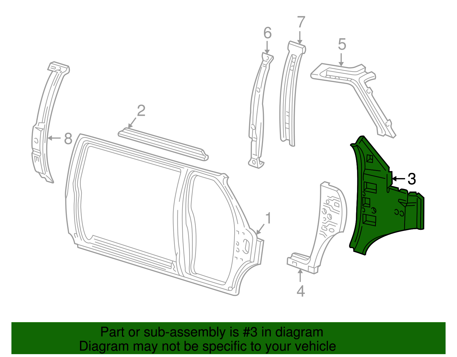 LC2Z-1502038-A - High-Quality Side Panel for 1992-2025 Ford ...