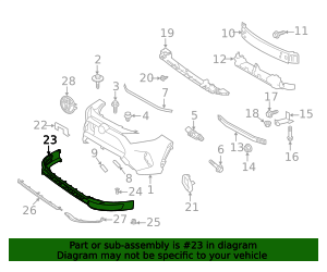 52411-42909 - Bumper Guard - 2021-2023 Toyota RAV4 Prime | OEM Parts To You