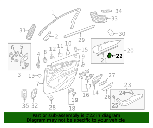213-727-93-00 - Speaker Cover 2022-2023 Mercedes-Benz | AutoNationParts.com