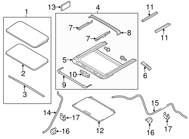 91280-1V91A - Air Deflector 2017-2024 Nissan Armada | Nissan Parts ...