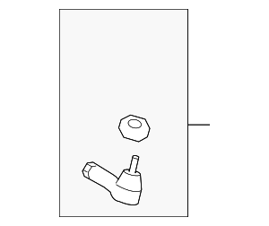 2008-2015 Mitsubishi Lancer Outer Tie Rod 4422A051 | Mitsubishi Parts ...