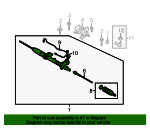 2008-2015 Mitsubishi Lancer Steering Gear 4410A192 | Mitsubishi Parts ...