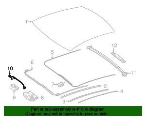 2015-2021 Mercedes-Benz Sunroof Wiring Harness 217-820-00-00 ...