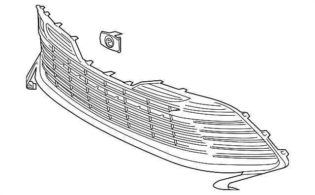 2018-2020 Toyota Camry Lower Grille 53102-06270 | Toyota Parts Center