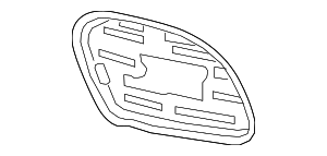 222-885-51-01 - Outer Grille Mount Panel 2018-2020 Mercedes-Benz ...