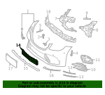 222-885-71-00 - Lower Grille 2018-2020 Mercedes-Benz | Mercedes-Benz ...