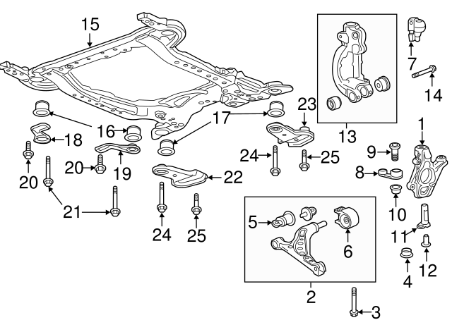 Front Driver Side Lower Control Arm 85754244 GM | GMPartsDirect.com