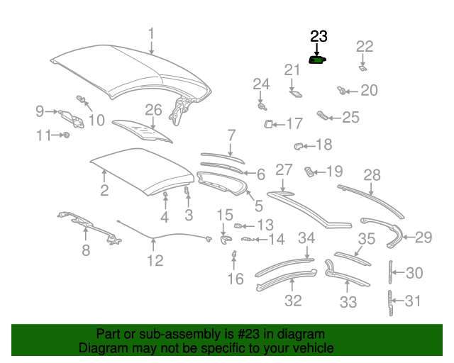 230-795-03-55 - Outer Cover - 2003-2012 Mercedes-Benz | World Mercedes ...