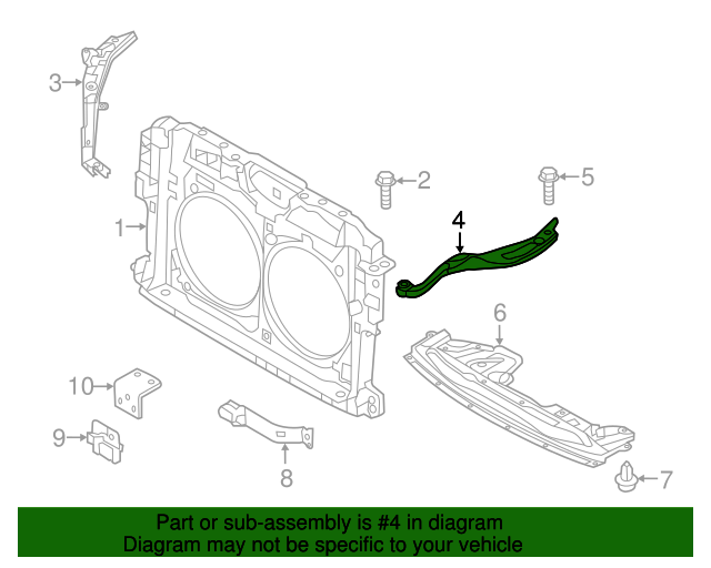62513-1JA0A - Upper Rail 2011-2017 Nissan Quest | Nissan Parts ...