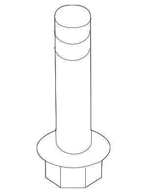 000-990-97-18 - Column Assembly Lower Bolt 2019-2021 Mercedes-Benz ...