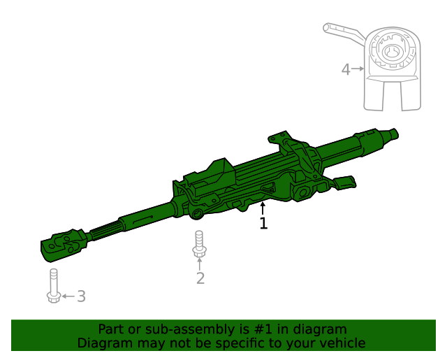 177-460-29-00 - Steering Column 2019-2023 Mercedes-Benz ...