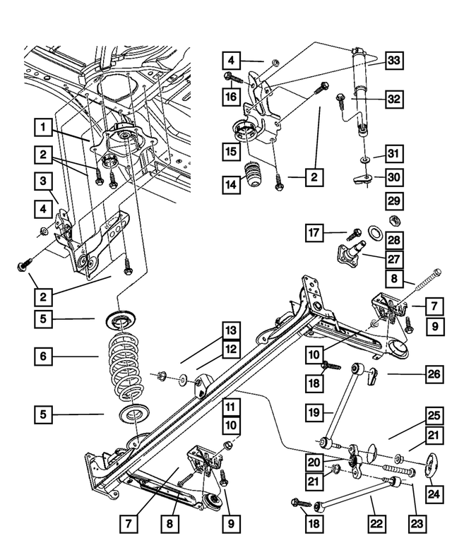 4656678AI - Shock Absorber 2004-2010 Chrysler PT Cruiser | Mopar ...