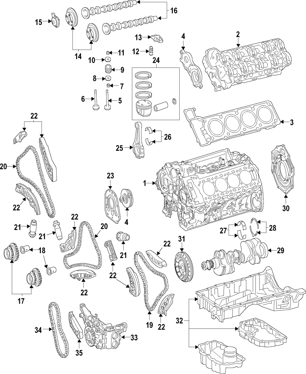 2016-2024 Mercedes-Benz Engine Piston 176-030-06-00-64 | Retail ...