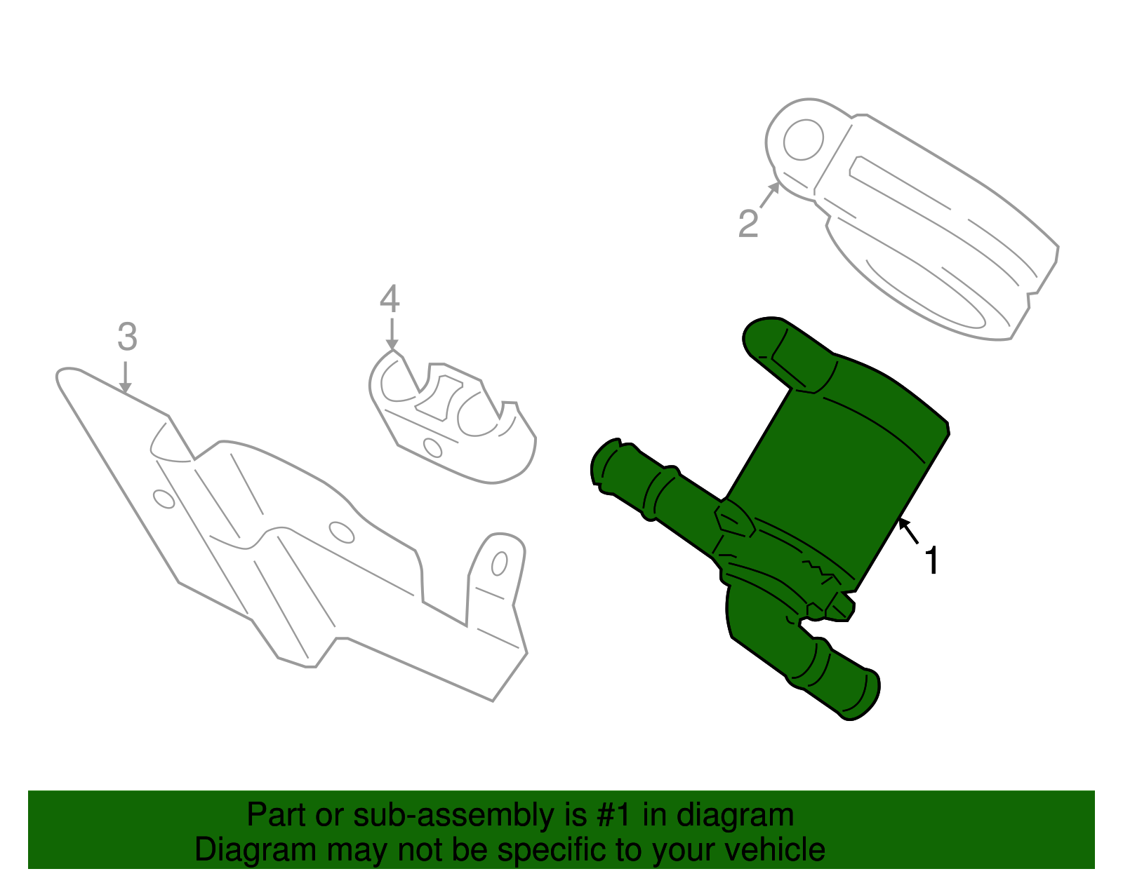 7P0-965-561-D - 2007-2009 Volkswagen Touareg - Auxiliary Pump | World ...