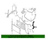 2004-2009 Mazda 3 OEM NEW 2004-09 Mazda 3 2.0L 2.3L Upper Hose Rear ...