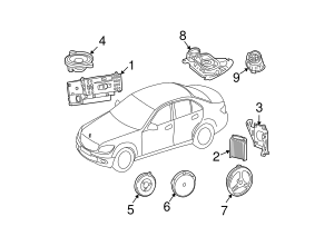 2008-2012 Mercedes-Benz Control Assembly 204-900-89-05-80 | MB OEM Parts