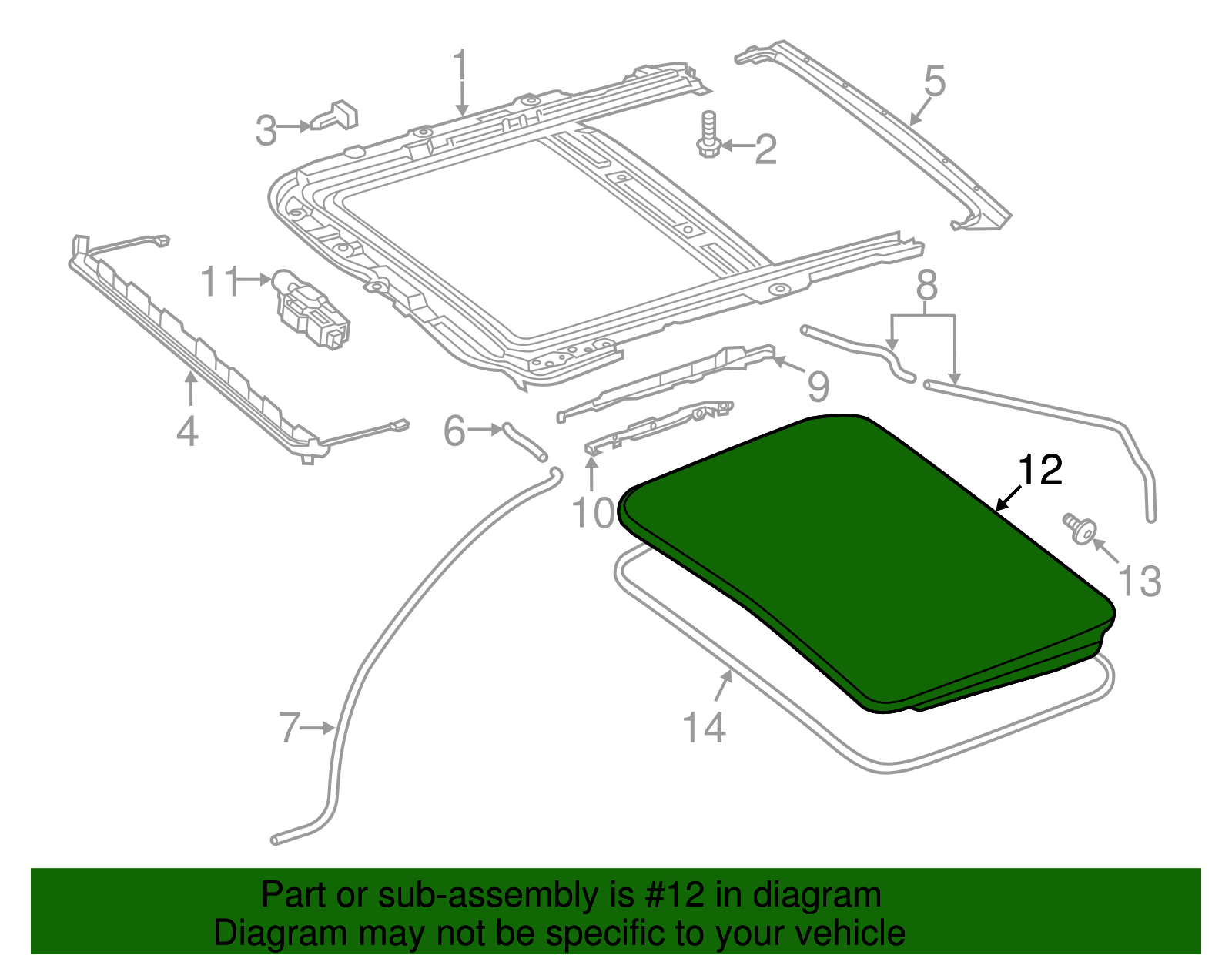 254-780-07-00 - Sliding Glass 2023-2025 Mercedes-Benz | AutoNation Parts