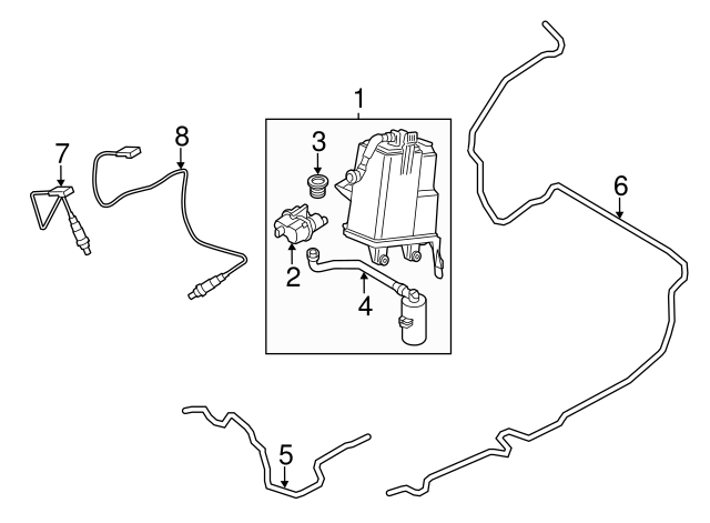 16-11-7-164-403 - Vacuum Tube - 2011-2013 BMW X5 | BMWPartsHub