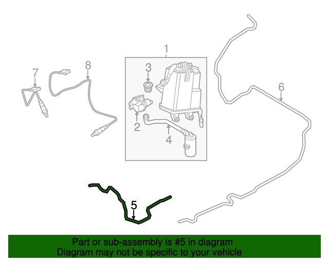 16-11-7-164-403 - Vacuum Tube - 2011-2013 BMW X5 | BMWPartsHub