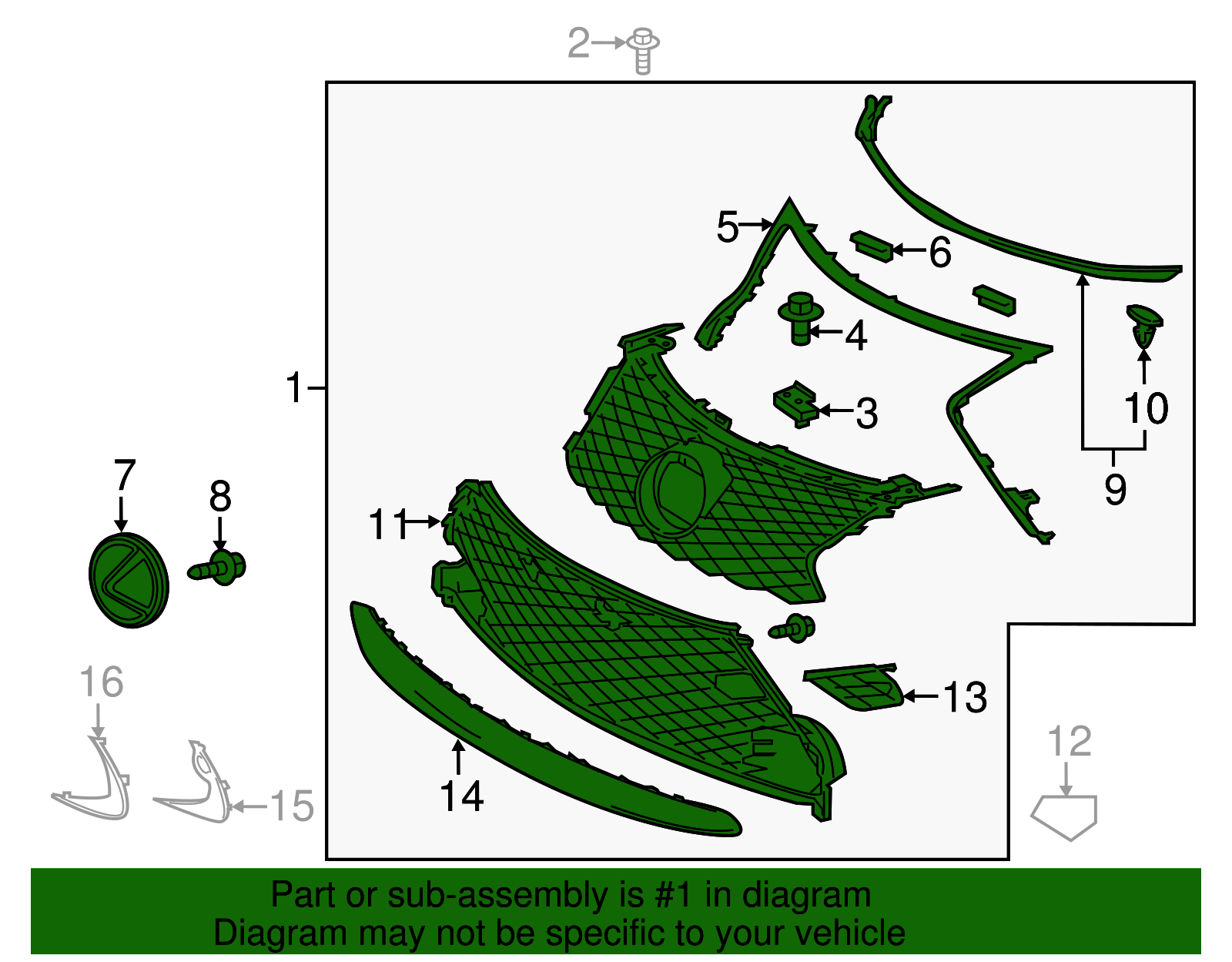 2015-2018 Lexus Grille Assembly 53101-24180 | OEM Parts Online