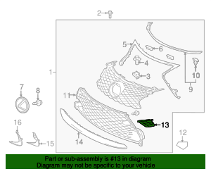 52128-24090 - Hole Cover 2015-2018 Lexus | Longo Lexus Parts