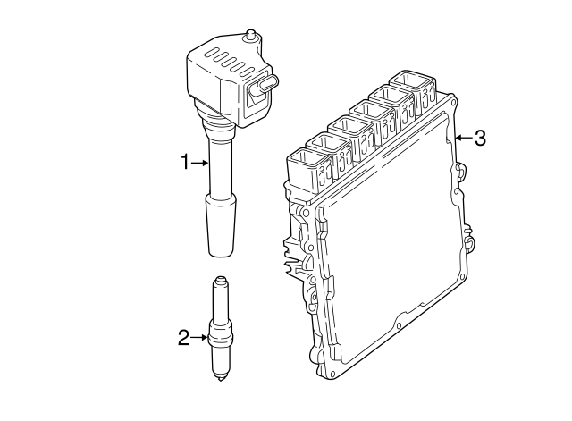 12148692971 - 2017-2022 BMW Engine Control Module (ECM) (12-14-8-692 ...