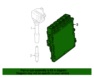 12148692971 - 2017-2024 BMW Engine Control Module (ECM) (12-14-8-692 ...
