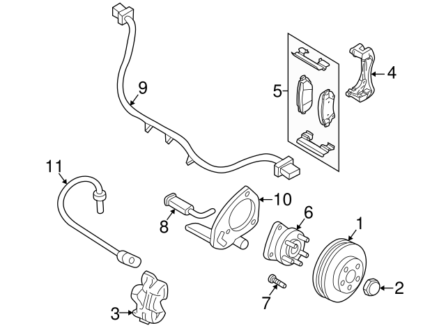 10340314 - Wheel Speed Sensor Wiring Harness - 2000-2012 GM | World ...