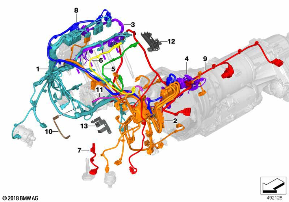 2015-2025 BMW Adapter Wiring Harness Coolant Pump 12518647233 | Retail ...