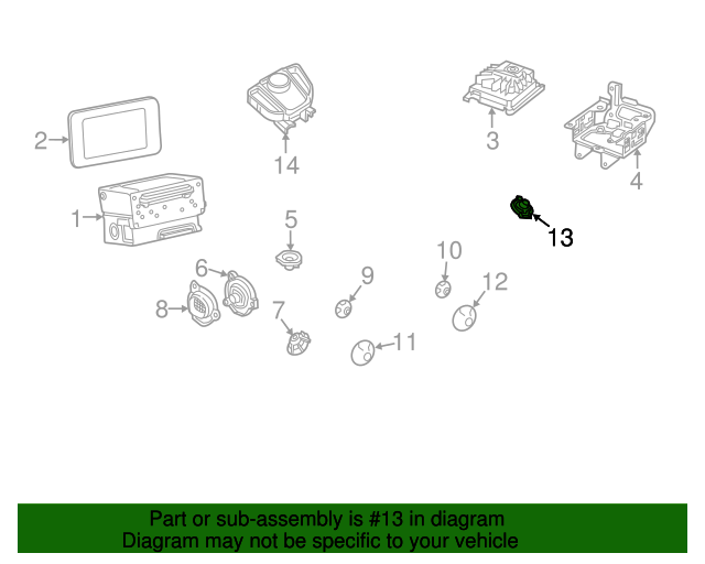 205-820-04-02-64 - Speaker 2016-2021 Mercedes-Benz | Mercedes-Benz USA ...