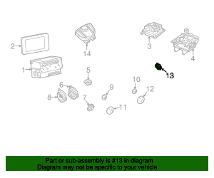 205-820-04-02-64 - Speaker 2016-2023 Mercedes-Benz | AutoNationParts.com