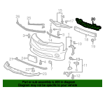 2014-2015 Chevrolet Camaro Front Bumper Fascia Energy Absorber 22829537 ...